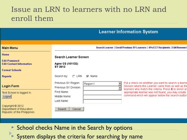 Learner Information System | PPT