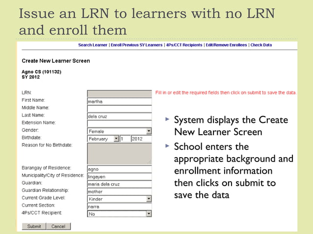 Learner Information System | PPT