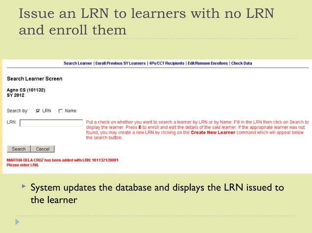 Learner Information System | PPT