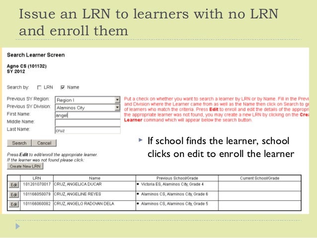 Learner Information System