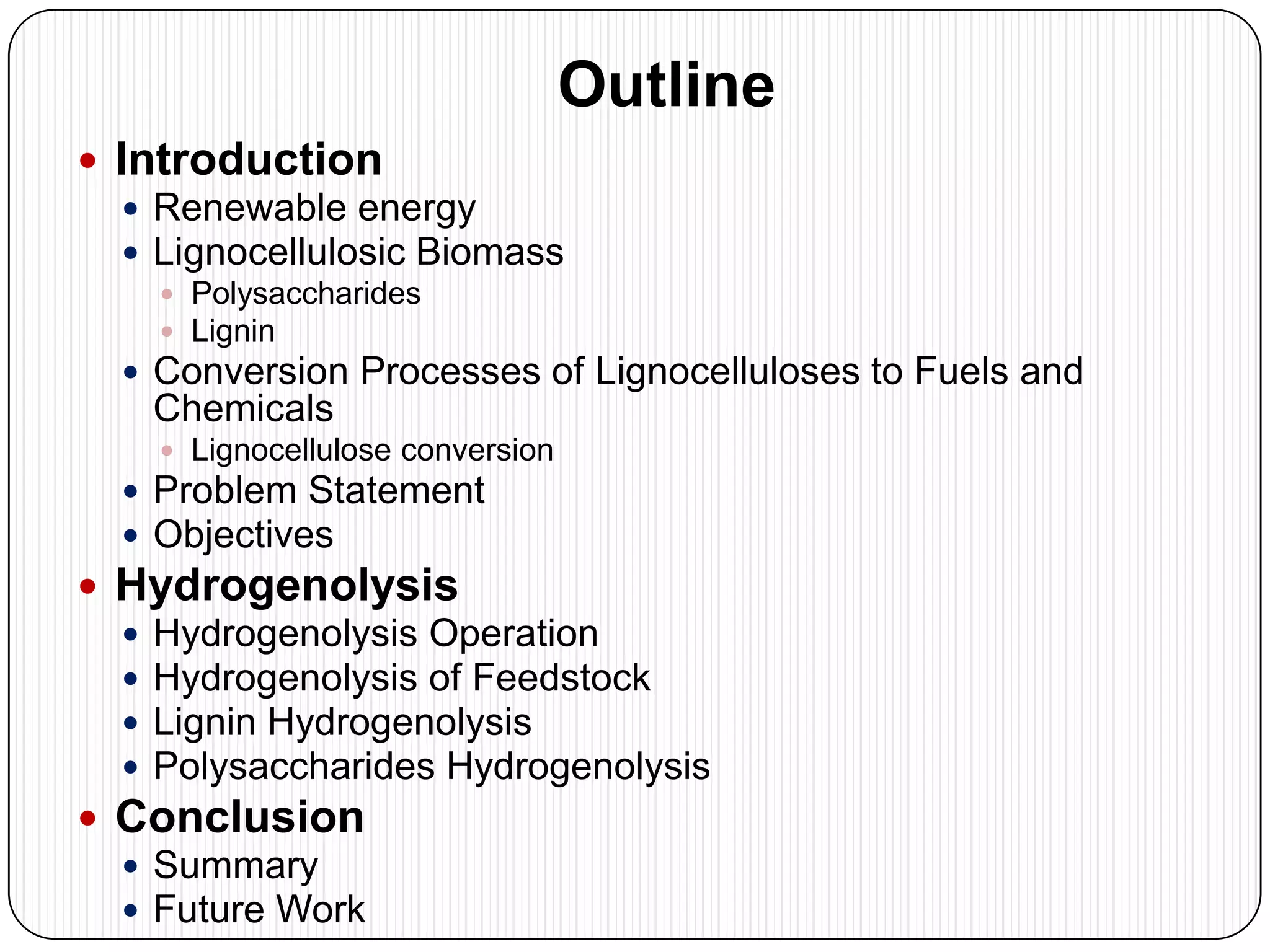 Lignin Depolymerization and Conversion Utilizing Catalytic ...
