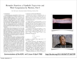 Learn a language : LISP | PPT