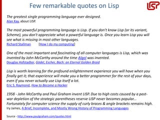Lisp | PPTX