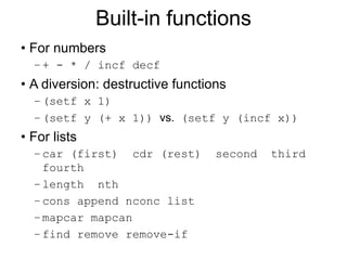 LISP.ppt | Programming Languages | Computing