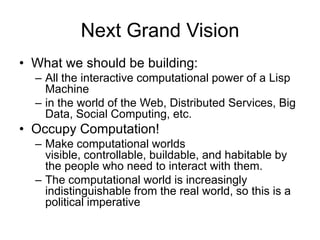 Lisp in the Cloud | PPT