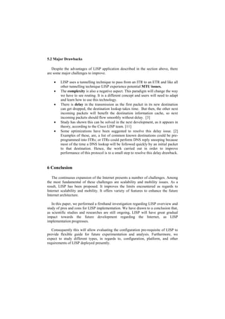 Study about Locator/Identifier Separation Protocol (LISP) | PDF