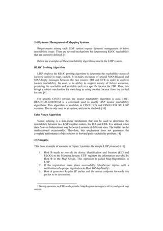 Study about Locator/Identifier Separation Protocol (LISP) | PDF