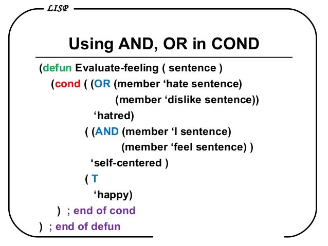 Lisp Programming Languge Lisp Programming Languge