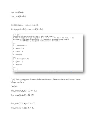 Lisp and prolog in artificial intelligence | DOCX