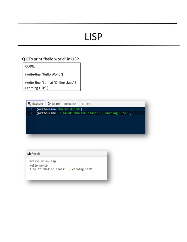 Lisp and prolog in artificial intelligence Lisp and prolog in artificial intelligence