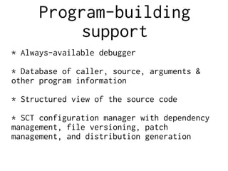 Lisp Machine Prunciples | PPT