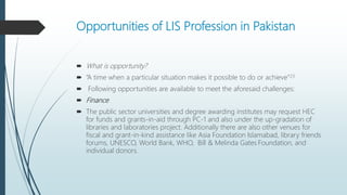 Lis profession in pakistan | PPTX | College Education | Education