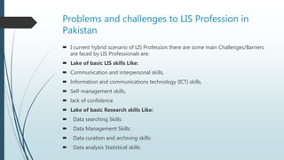 Lis profession in pakistan | PPTX | College Education | Education