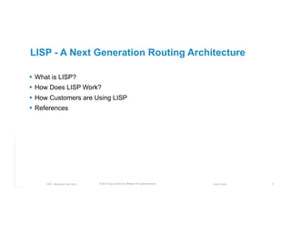 LISP Update | PDF