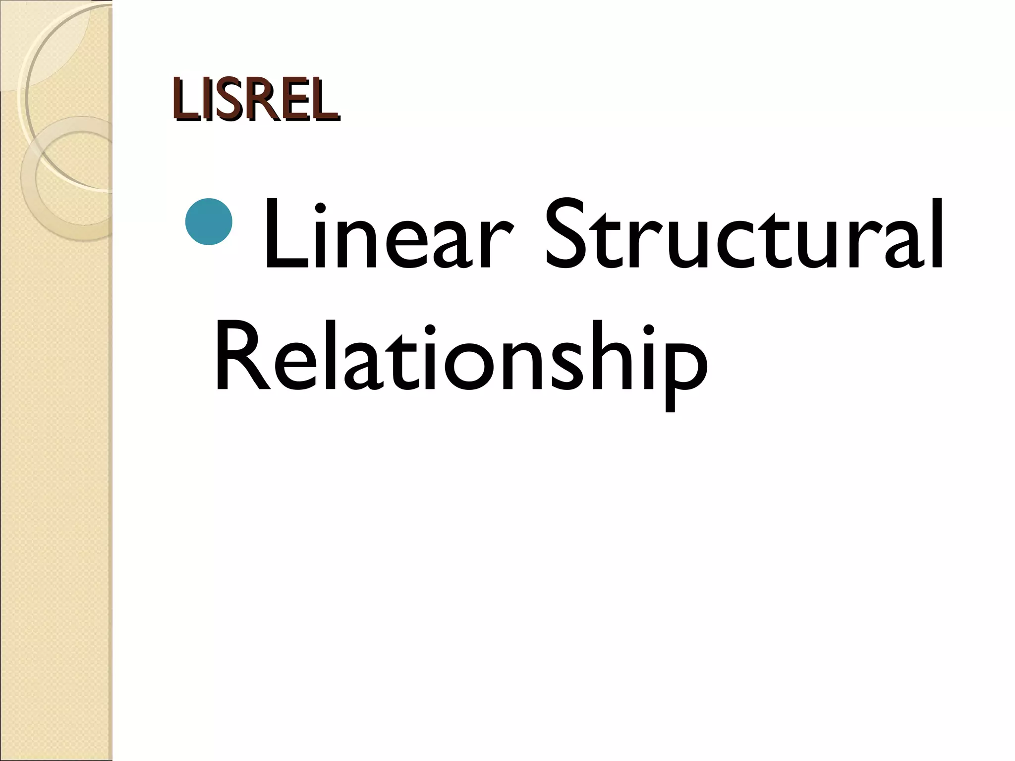 Lisrel | PPT