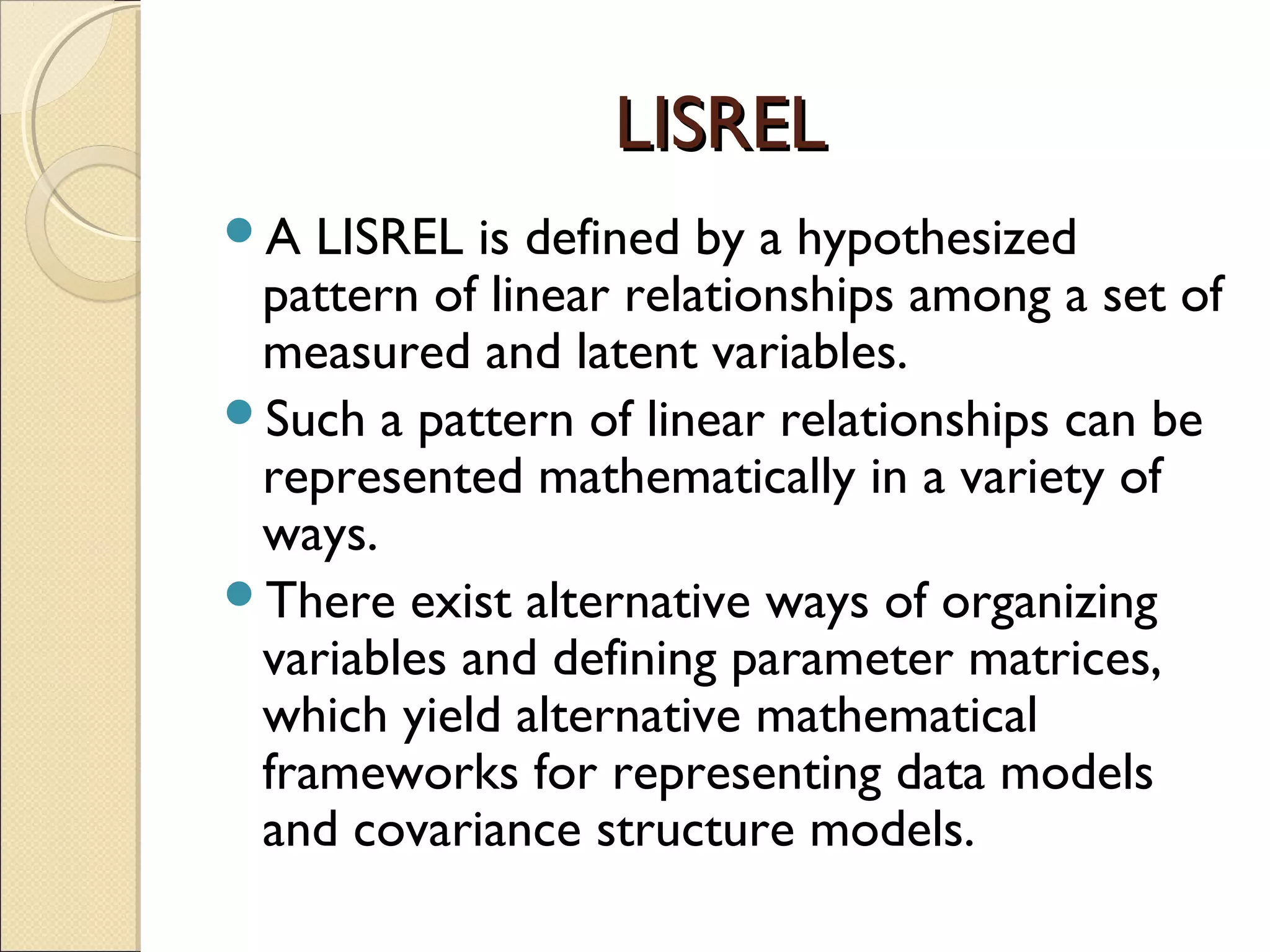 Lisrel | PPT