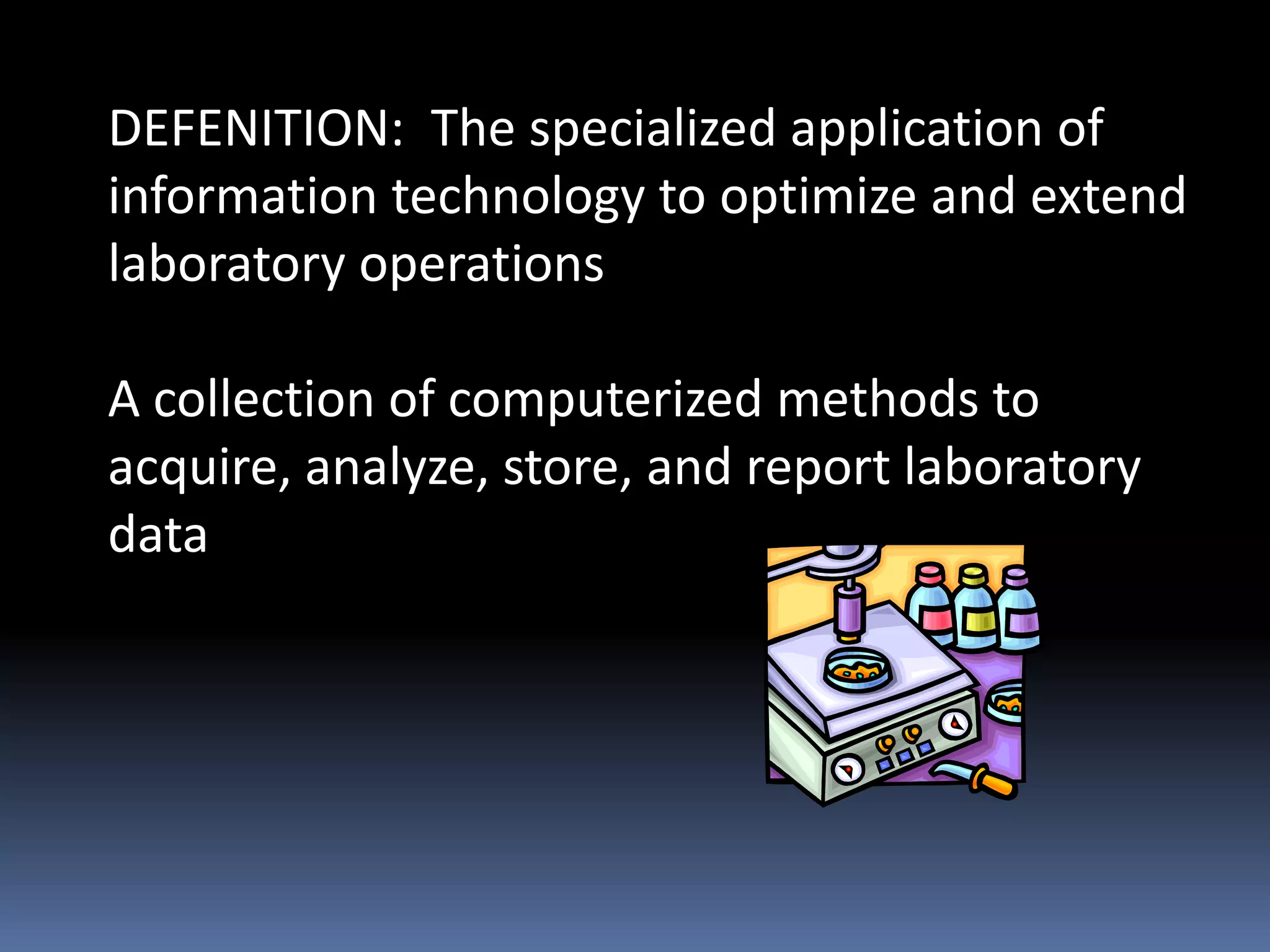 LABORATORY INFORMATION SYSTEM RADIOLOGY INFORMATION SYSTEM | PPTX