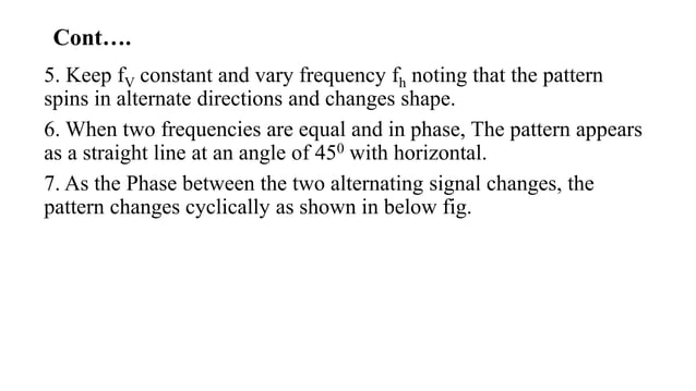 Lissajous method | PPTX