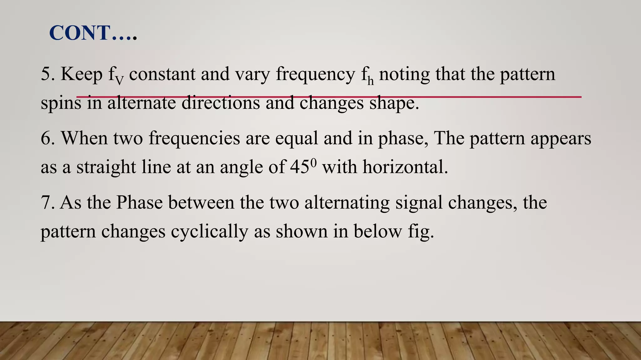 Lissajous method | PPTX