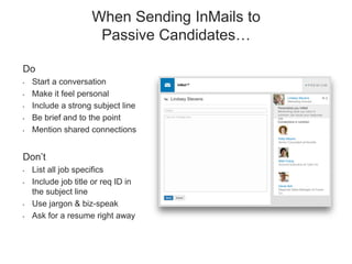 InMails: The Good, The Bad, and The Ugly | PPT