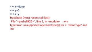 Basic of List data types in Python programming | PPTX