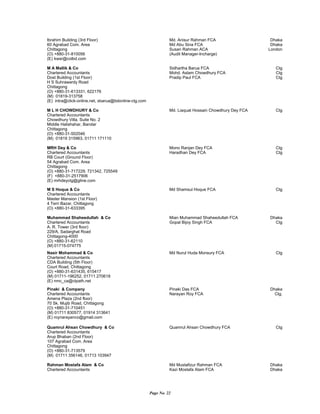 List of-ca-firms-in-bd | PDF