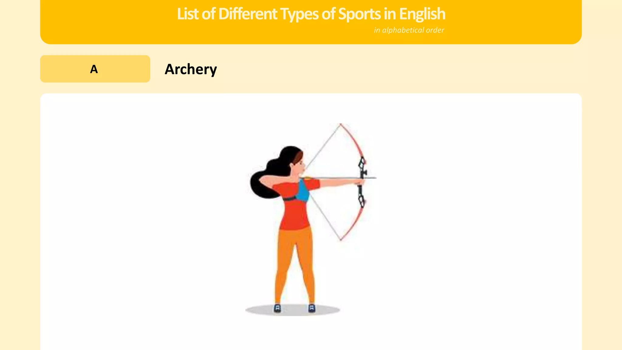 Different Types of Sports in English | PPTX