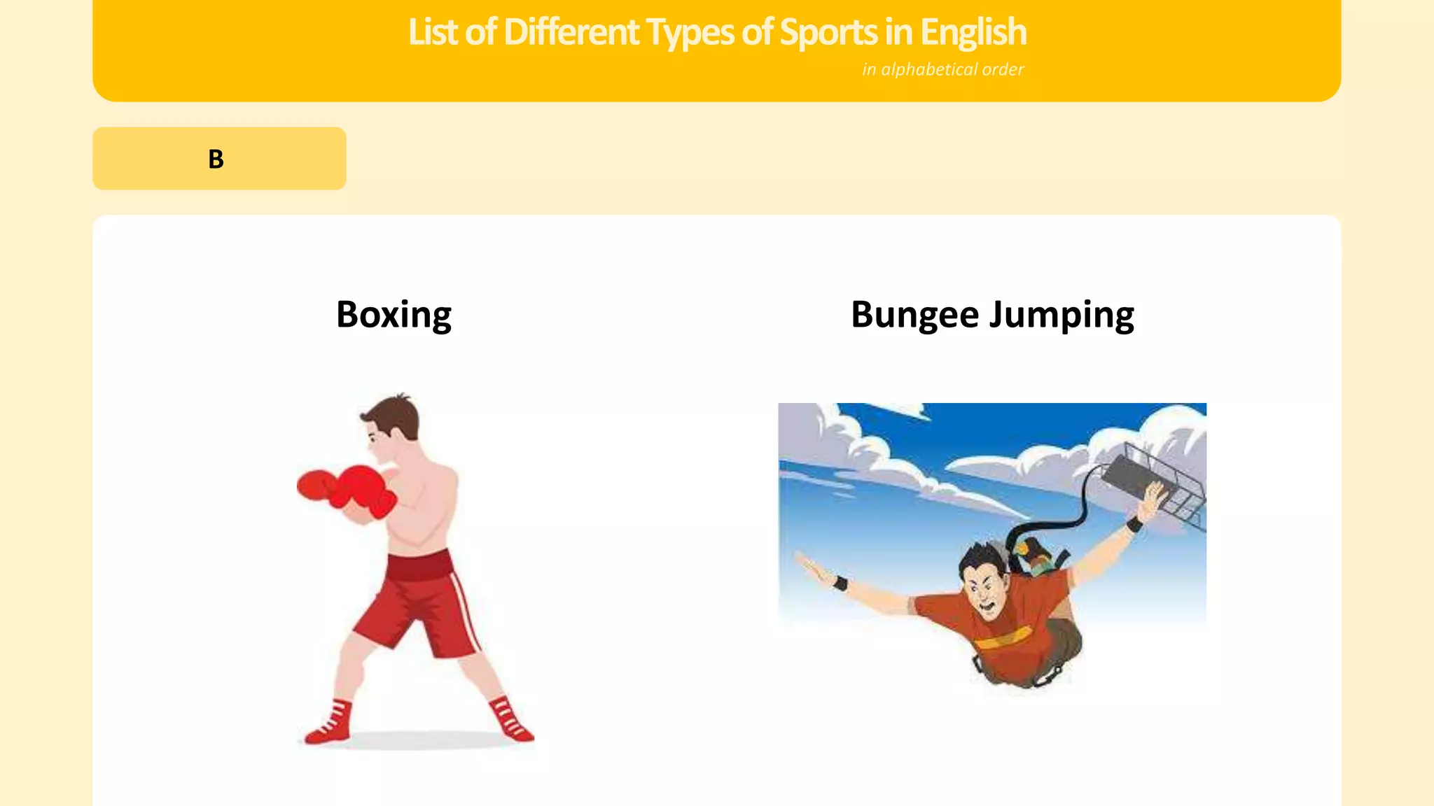 Types Of Sports In English | Sports In English Examples – XCTF