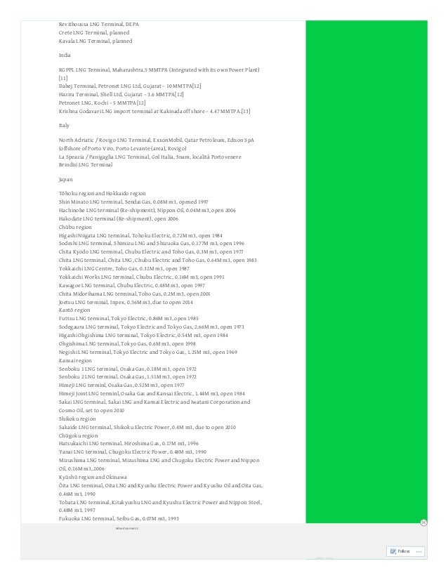 List of LNG terminals | PDF