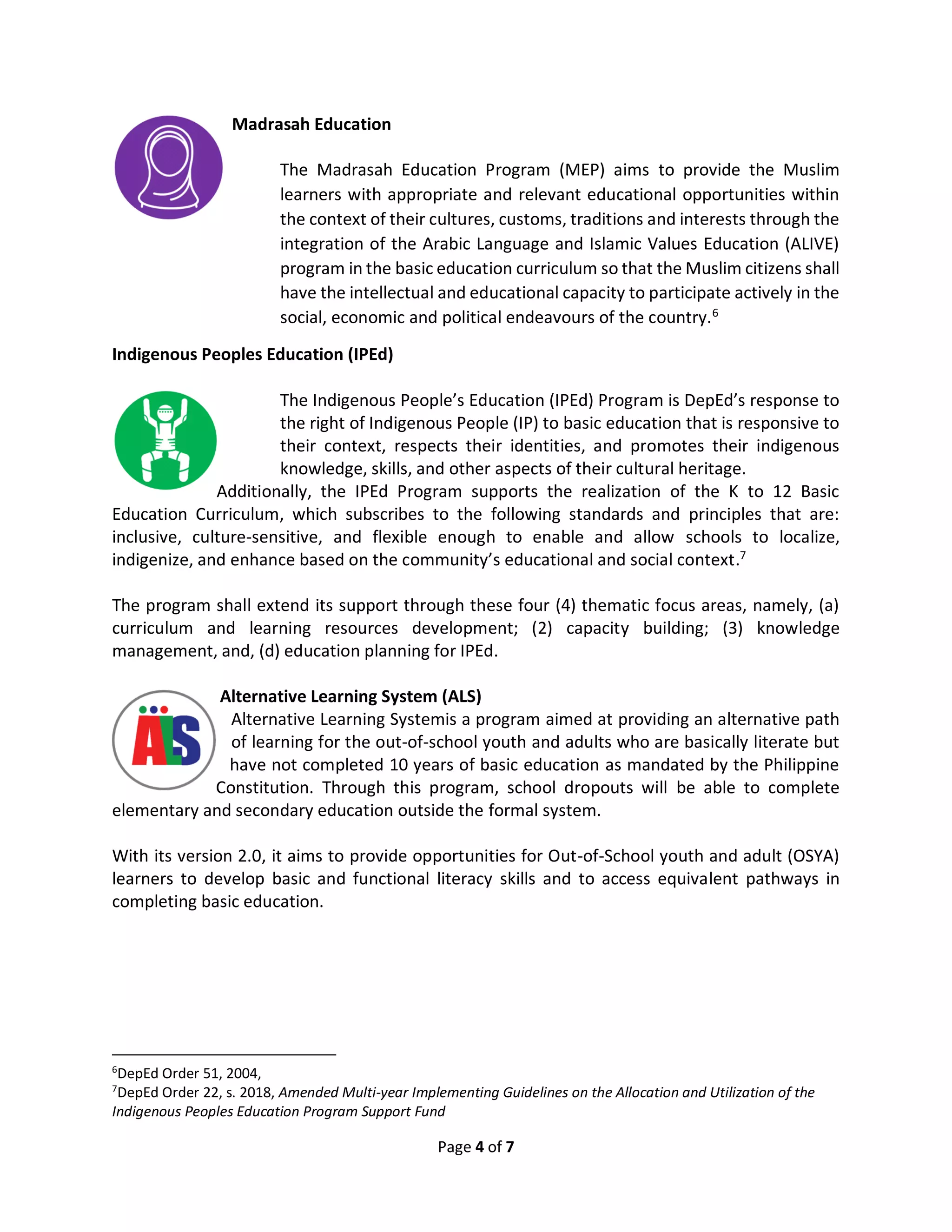 List of-programs-and-projects.final .ts- | PDF