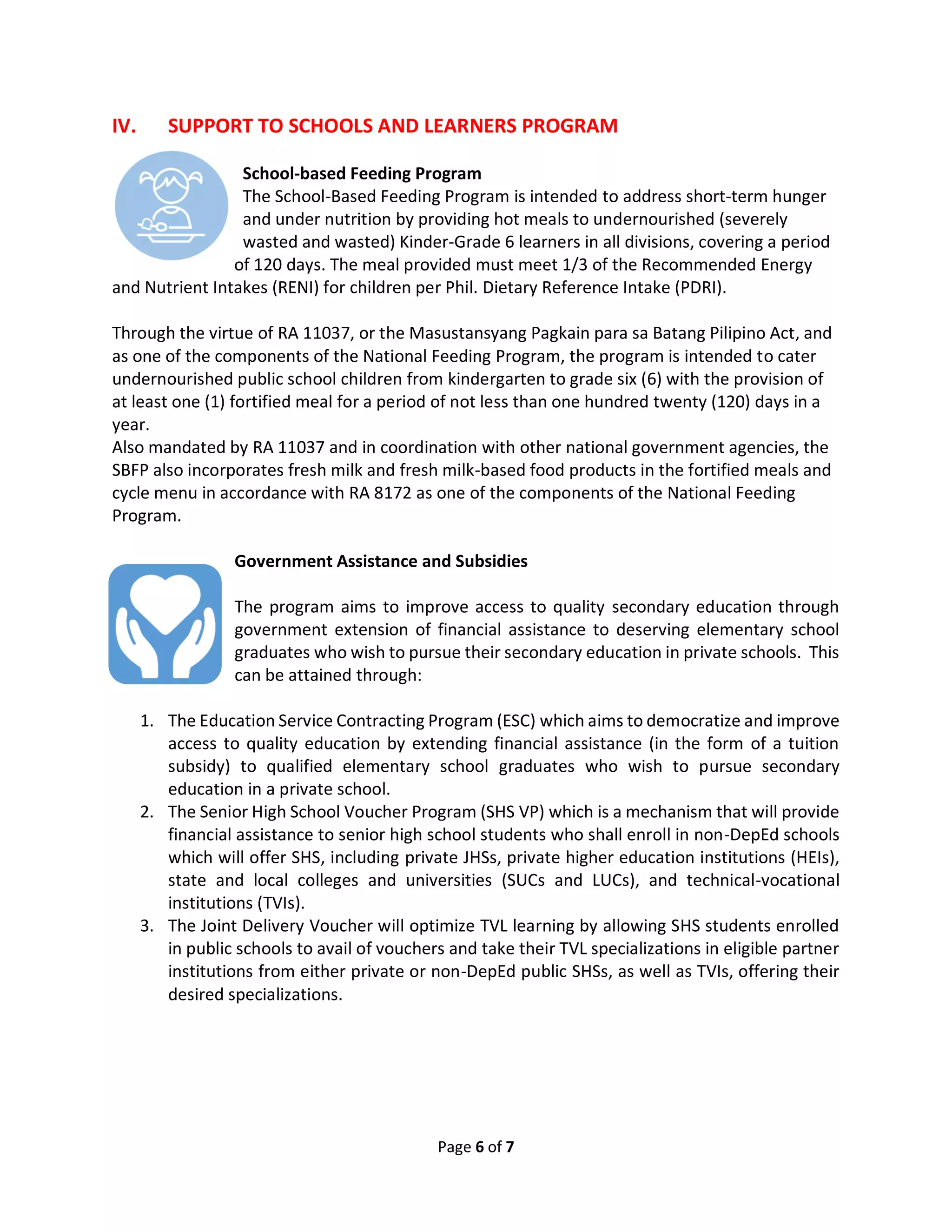 List of-programs-and-projects.final .ts- | PDF