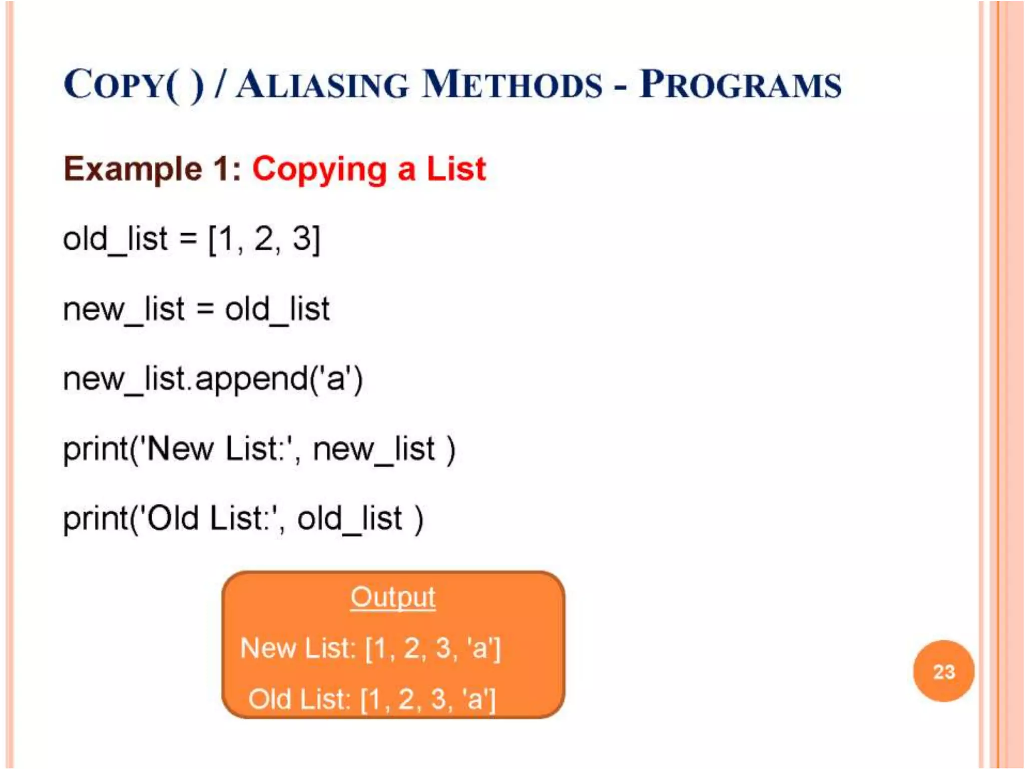 List In Python Ppt 