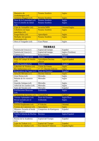 Lista Magic | PDF