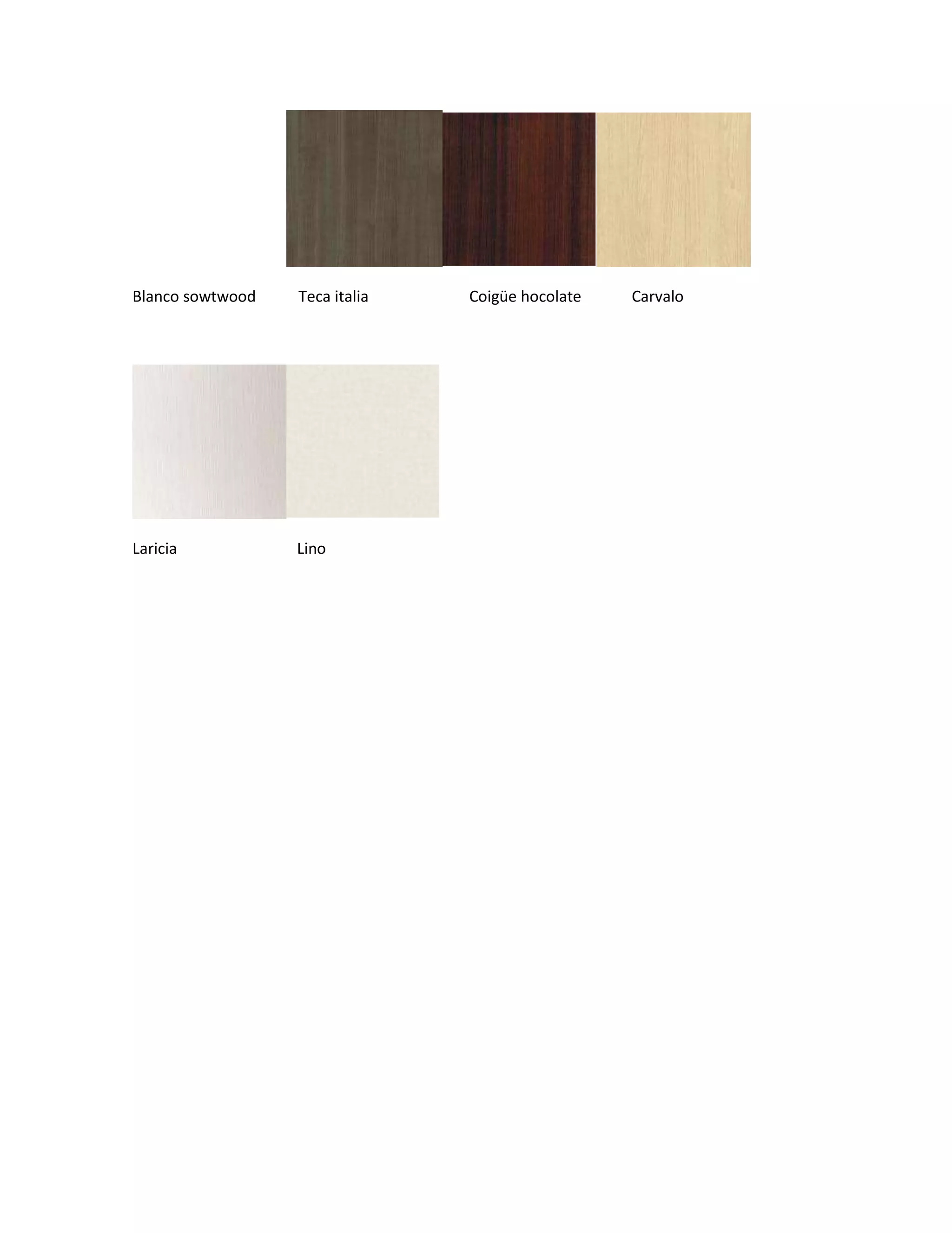 Lista de colores masisa | DOCX