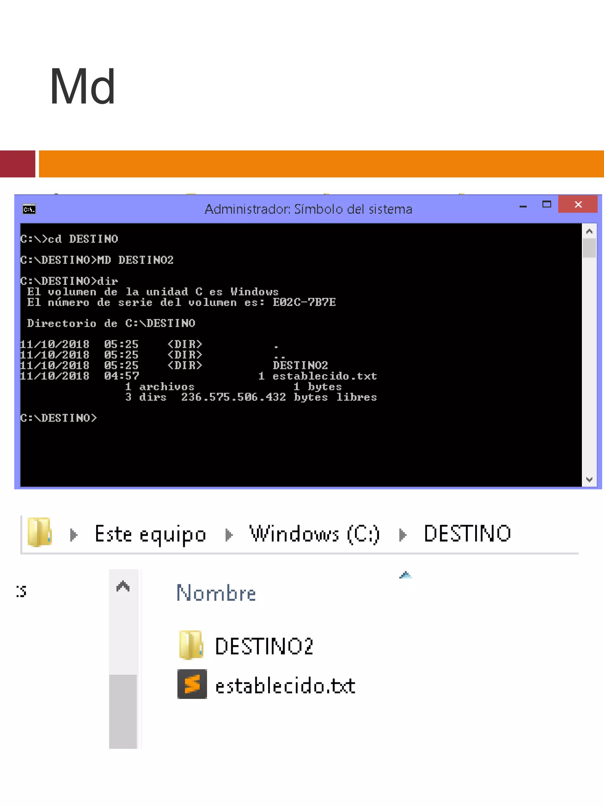 Lista de comandos cmd | PPTX