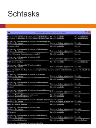 Lista de comandos cmd | PPTX