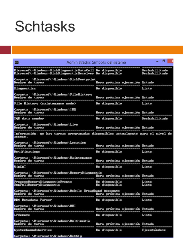 Lista de comandos cmd | PDF