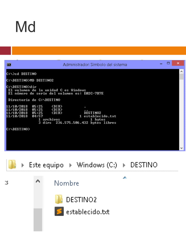 Lista de comandos cmd | PDF