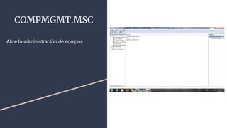 Lista de comandos de windows | PPTX