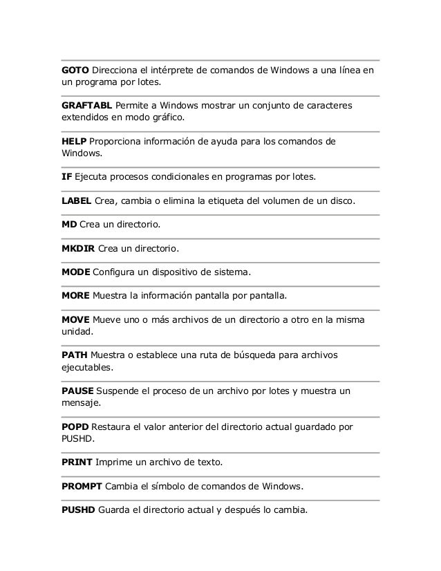 156 Comandos Para Windows Xp Microsoft Windows Windows