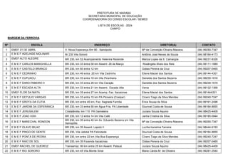 LISTA DE ESCOLAS MARABA PA COM CONTATOS E RESPOSNAVEIS | PDF