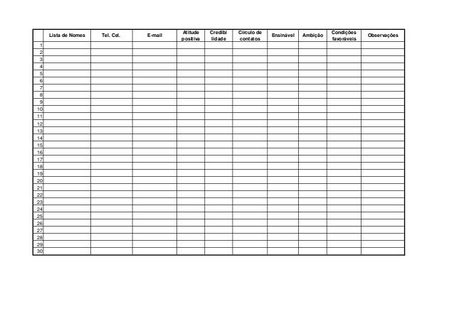 ANEXO 6: Lista de nomes - Pré Qualificação ANEXO 6: Lista de nomes - Pré Qualificação