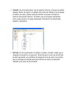 Lista de raptor sus comandos y su función | PDF