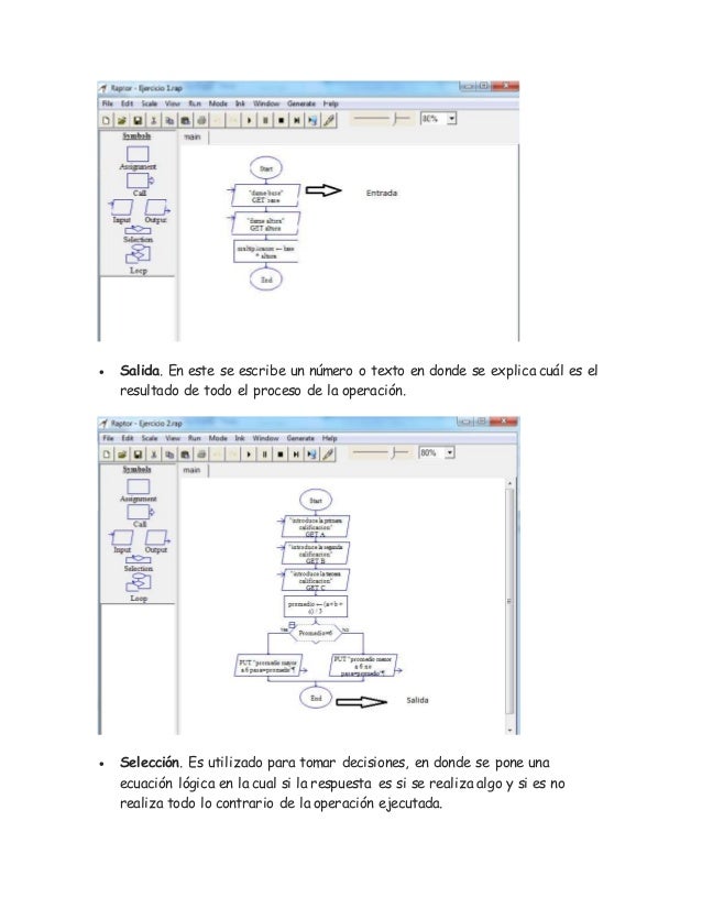 Lista de raptor sus comandos y su función