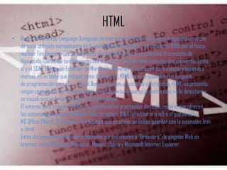 Listado de etiquetas y atributos html | PPTX