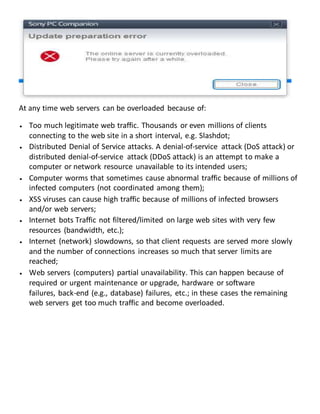 webserver overload | DOCX