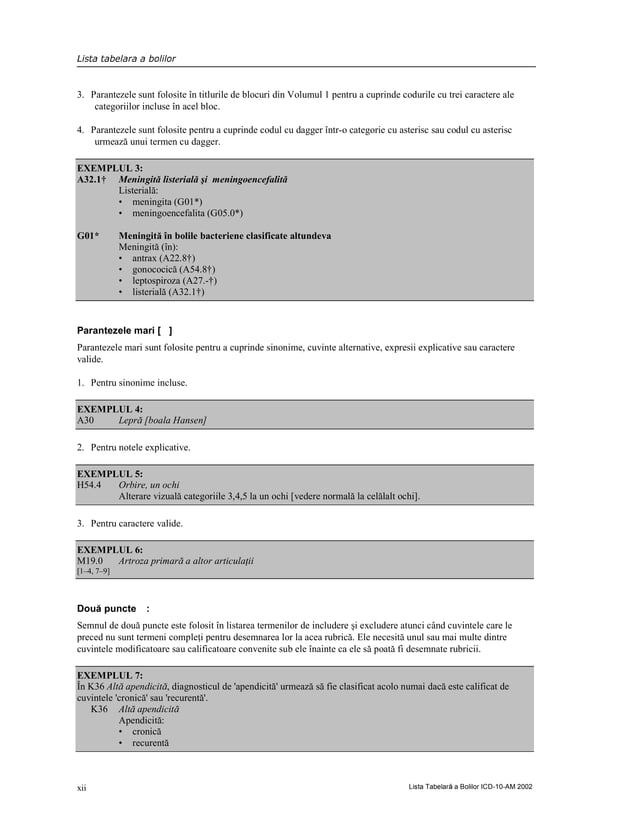Lista tabelara boli_icd_10_am | PDF