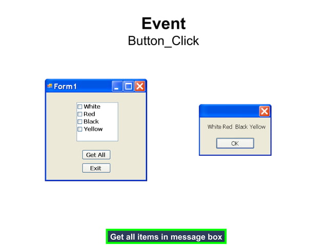 Listbox+checkedlistbox | PPT