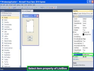 Listbox+checkedlistbox | PPT