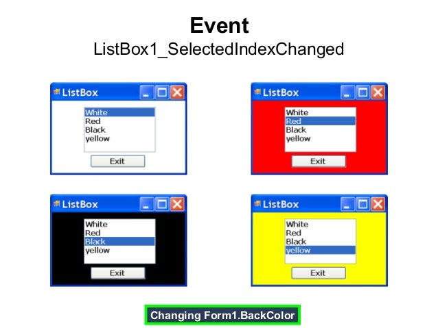 Listbox+checkedlistbox